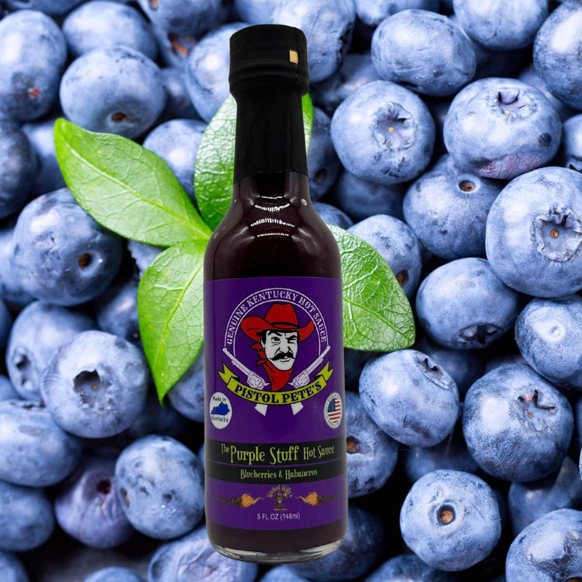 The Purple Stuff Hot Sauce - Blueberry Habanero – Pistol Pete Store