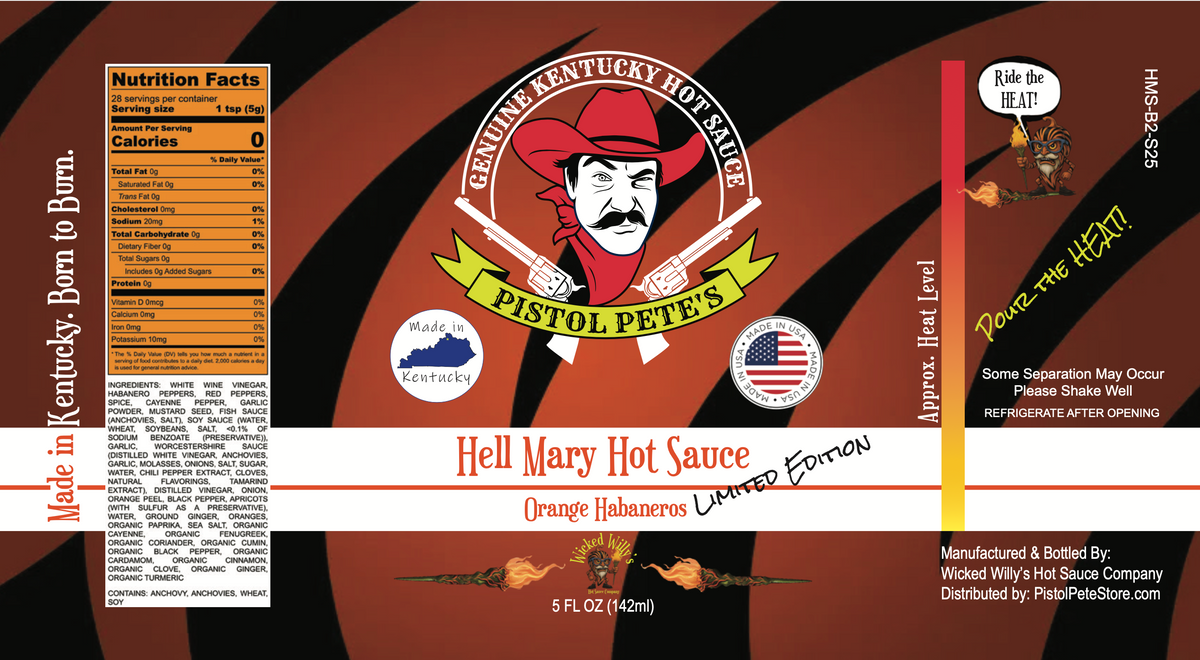 Hell Mary Hot Sauce - You'll Score a Touchdown with this!! – Pistol ...